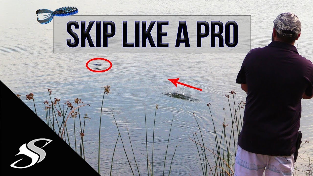 How to Skip Fishing Lures with a Baitcasting Reel - Skipping 101 - YouTube