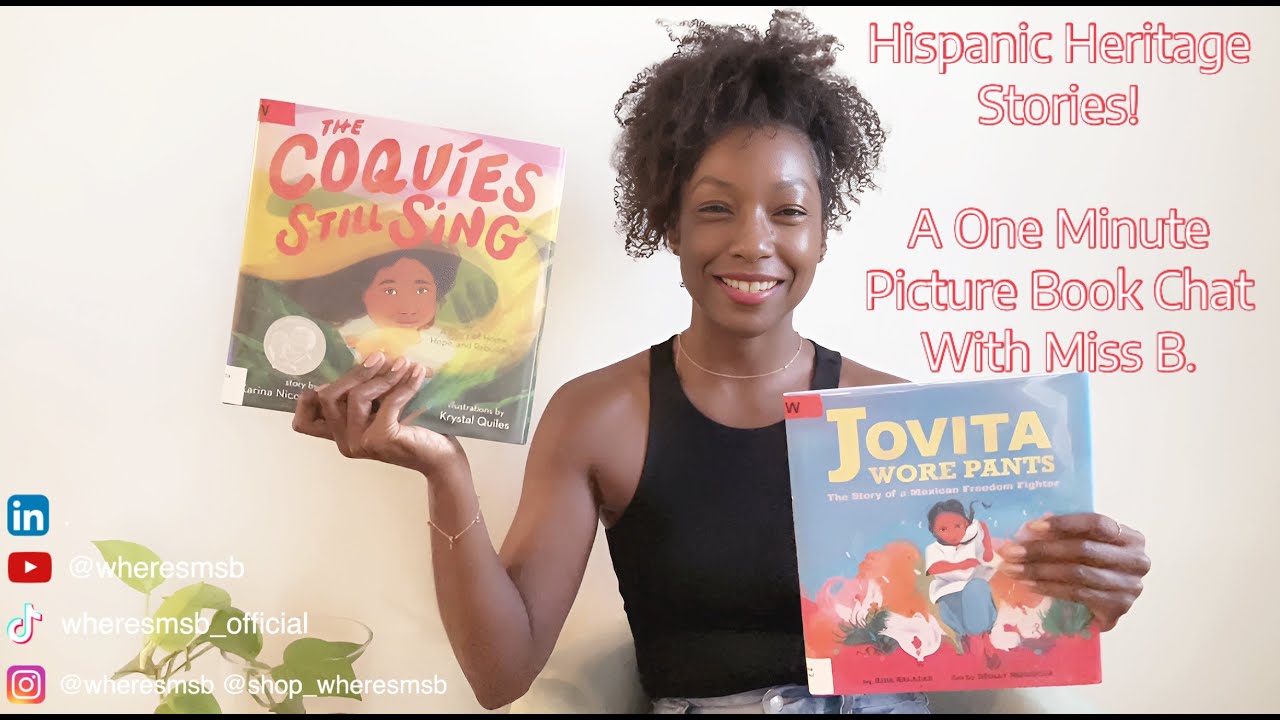 Hispanic Heritage Month Stories: A One Minute Book Chat - YouTube