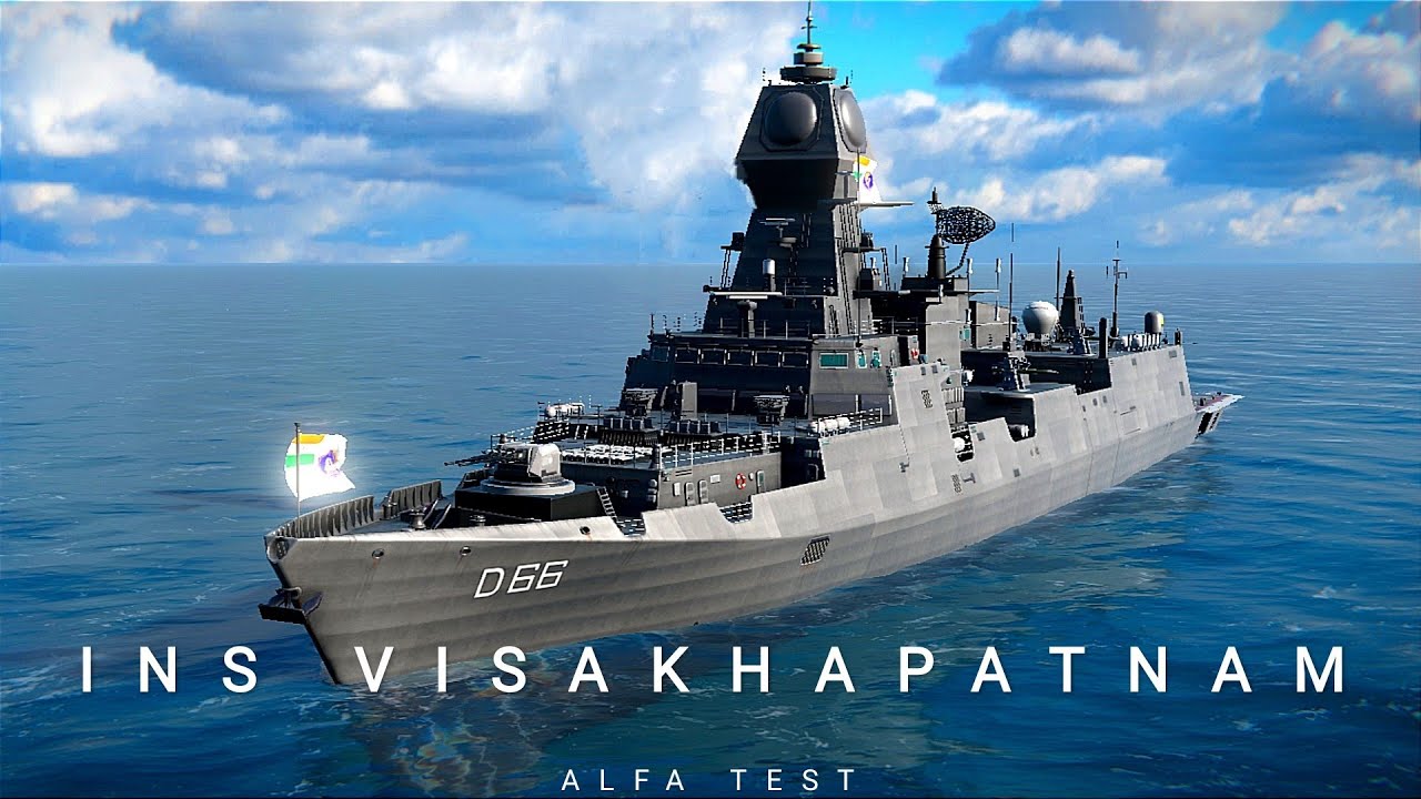 Un vistazo al INS Visakhapatnam, el buque insignia de la Armada india ...