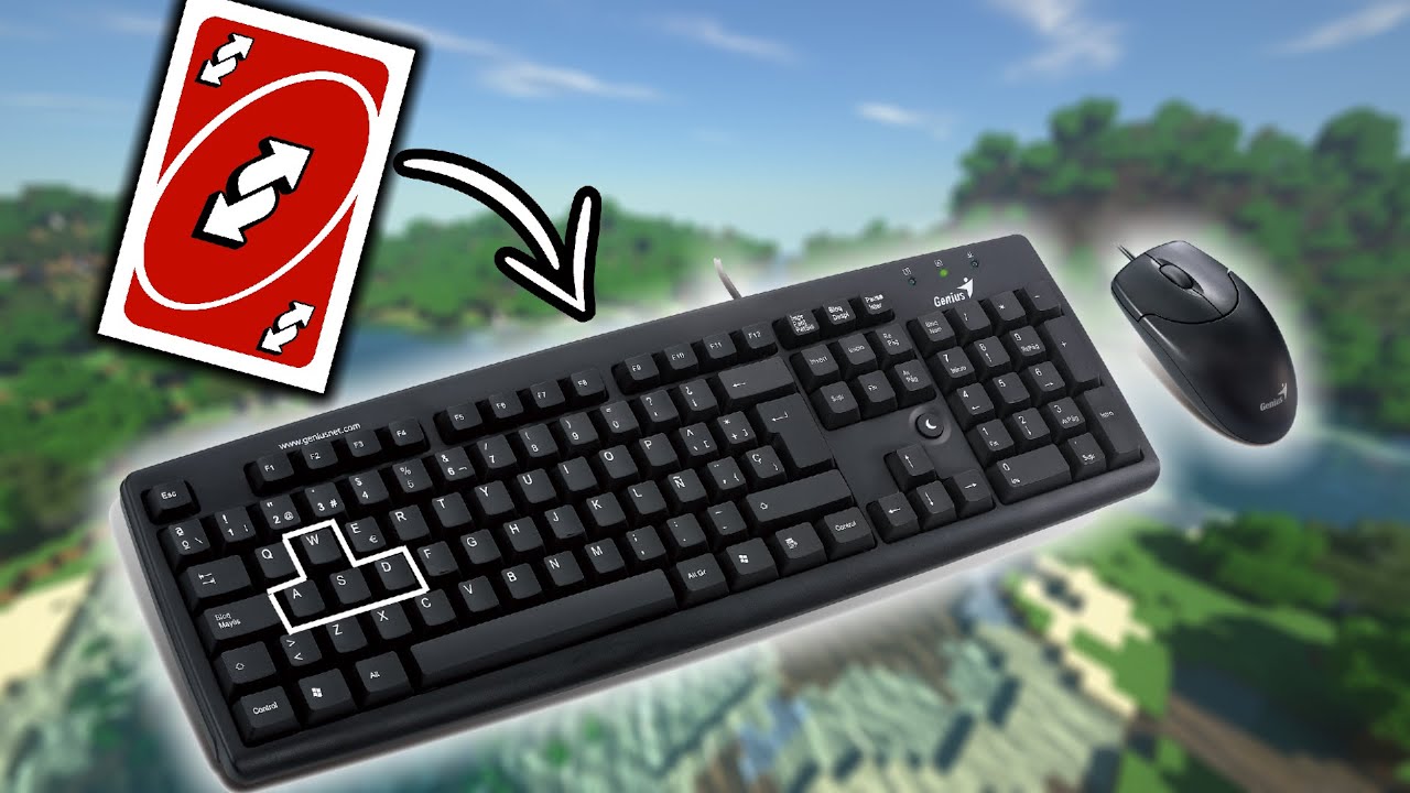 I Tried Playing With REVERSE Controls In Minecraft... - YouTube