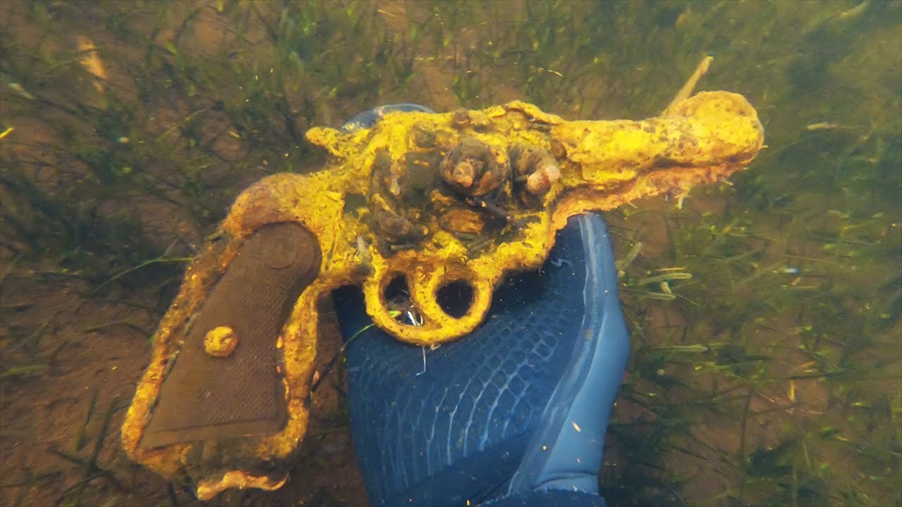 Finding A Rare WW2 Gun Underwater In A Scottish Loch - 1942 Colt ...