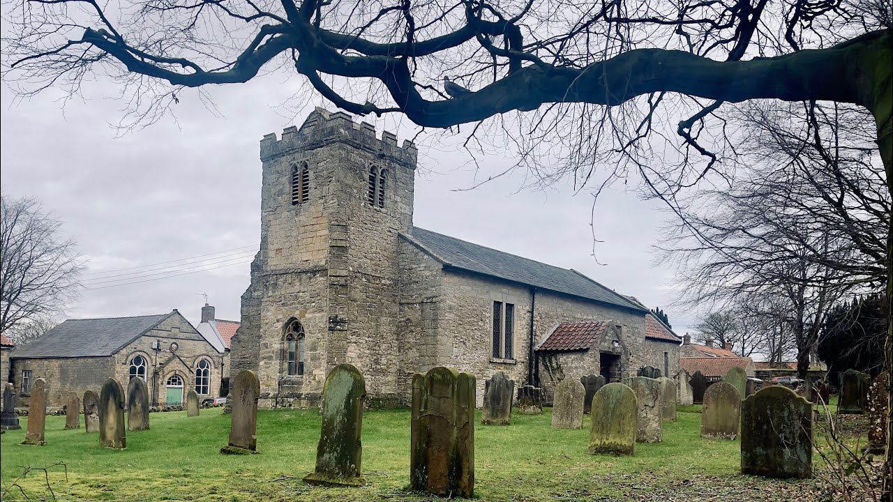 St Giles medieval church , Lockton ,North Yorkshire - YouTube