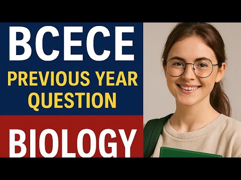 Bcece previous year question papers biology 2024 | #bcece # ...