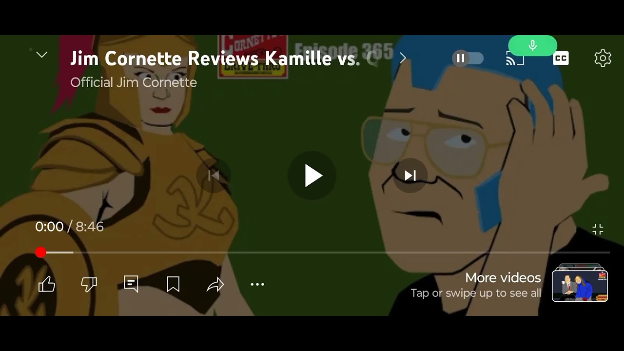 JIM CORNETTE REVIEWS AEW ALL ELITE WRESTLING KAMILLE VS QUEEN AMINATA ...