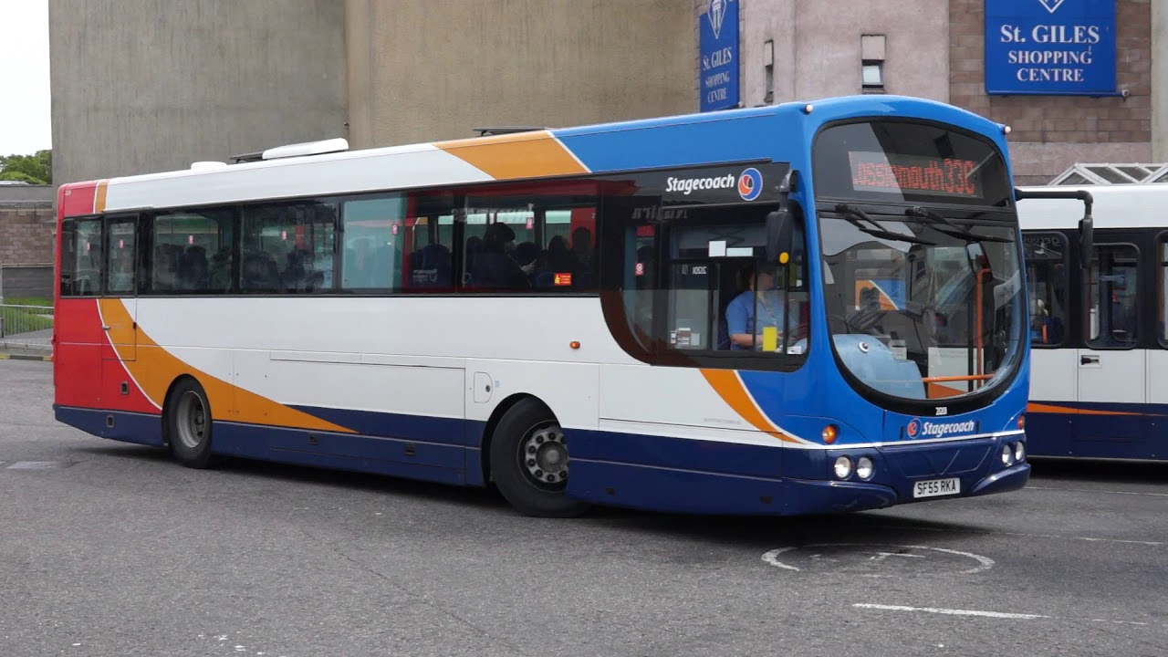 Stagecoach Bluebird 21201 SF55 RKA at Elgin Bus Stn - YouTube