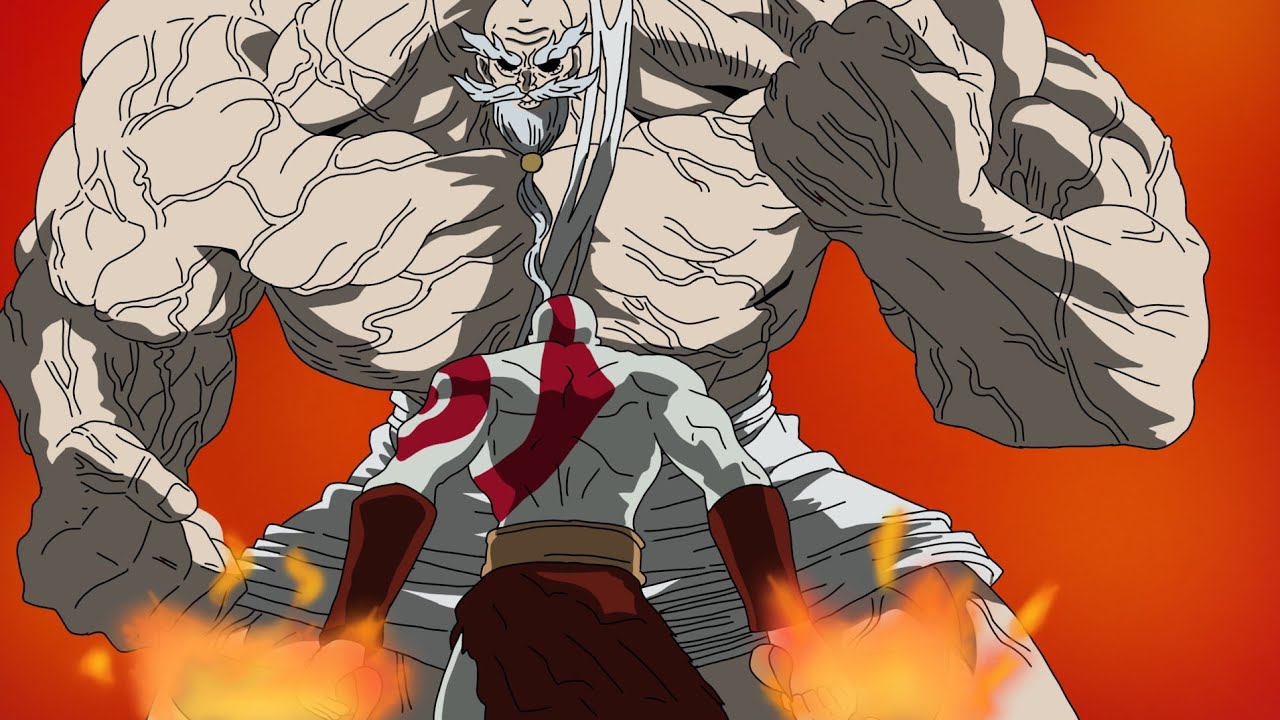 KRATOS VS APOLLO E OS DEUSES DE RECORD OF RAGNAROK COMPLETO (ANIMAÇÃO ...