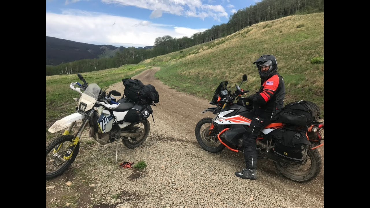 TAT Geyser Pass UT before Moab, from E to W, KTM 790R & Husqvarna 501 ...