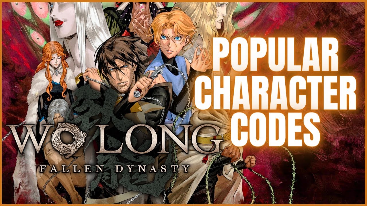 WO LONG FALLEN DYNASTY Character Codes - New & Updated Codes - YouTube