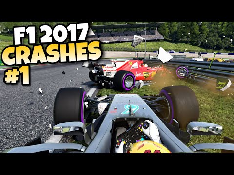 F1 2017 CRASHES #1