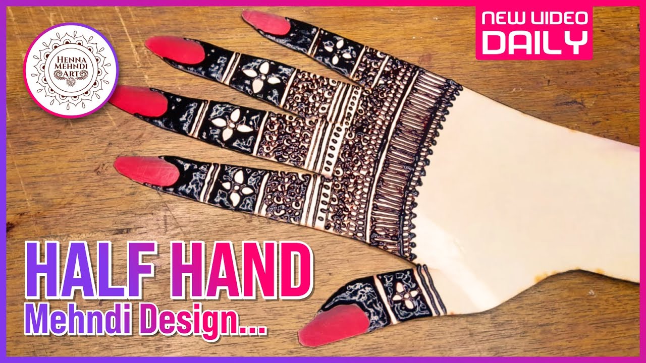 New mehndi design back hand | Hath ki mehandi | मेहंदी - YouTube