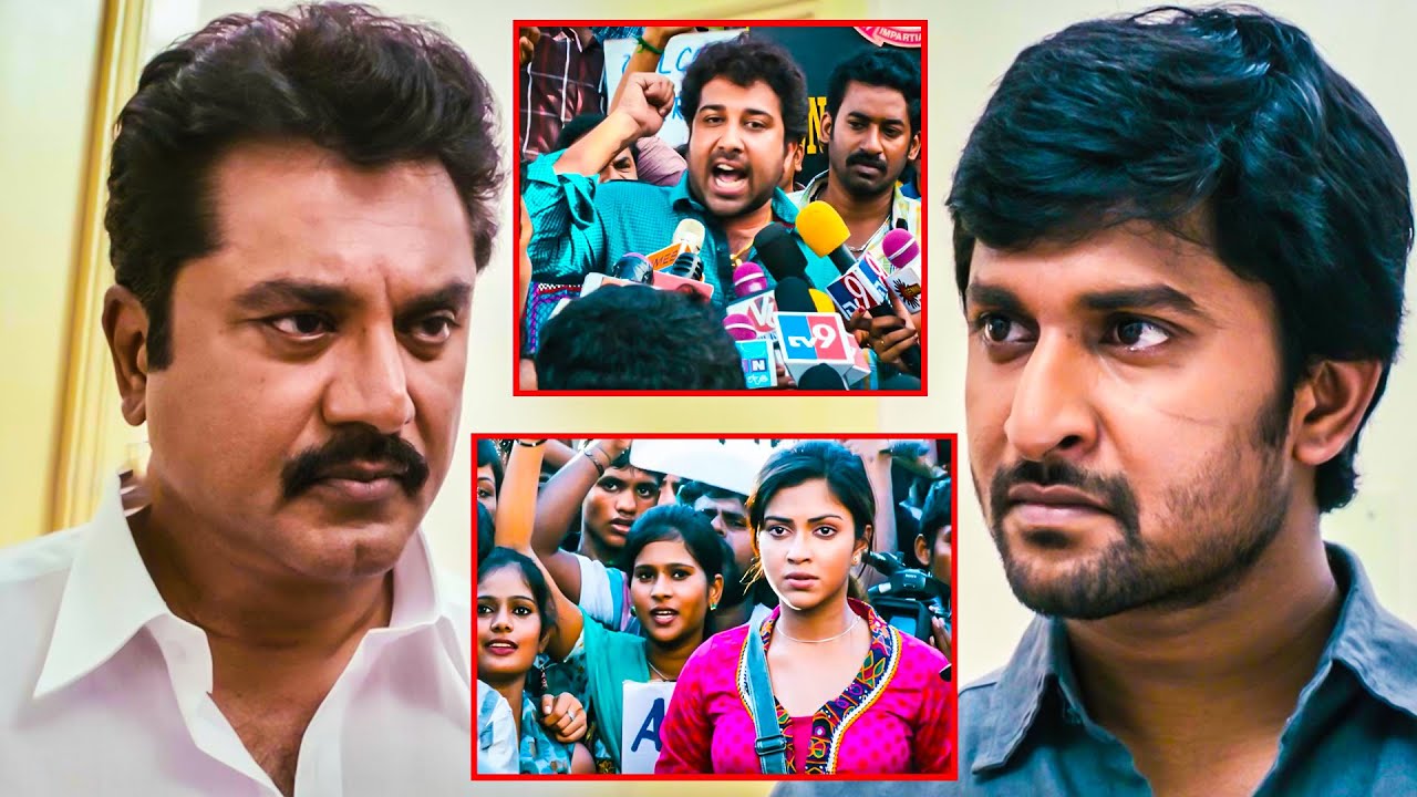 Sarathkumar And Nani New Telugu SuperHit Movie Scene | Janda Pai ...