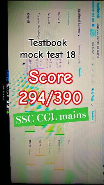 Testbook mock test 18 SSC CGL mains 2024 #cglmains2024 #ssccgl # ...