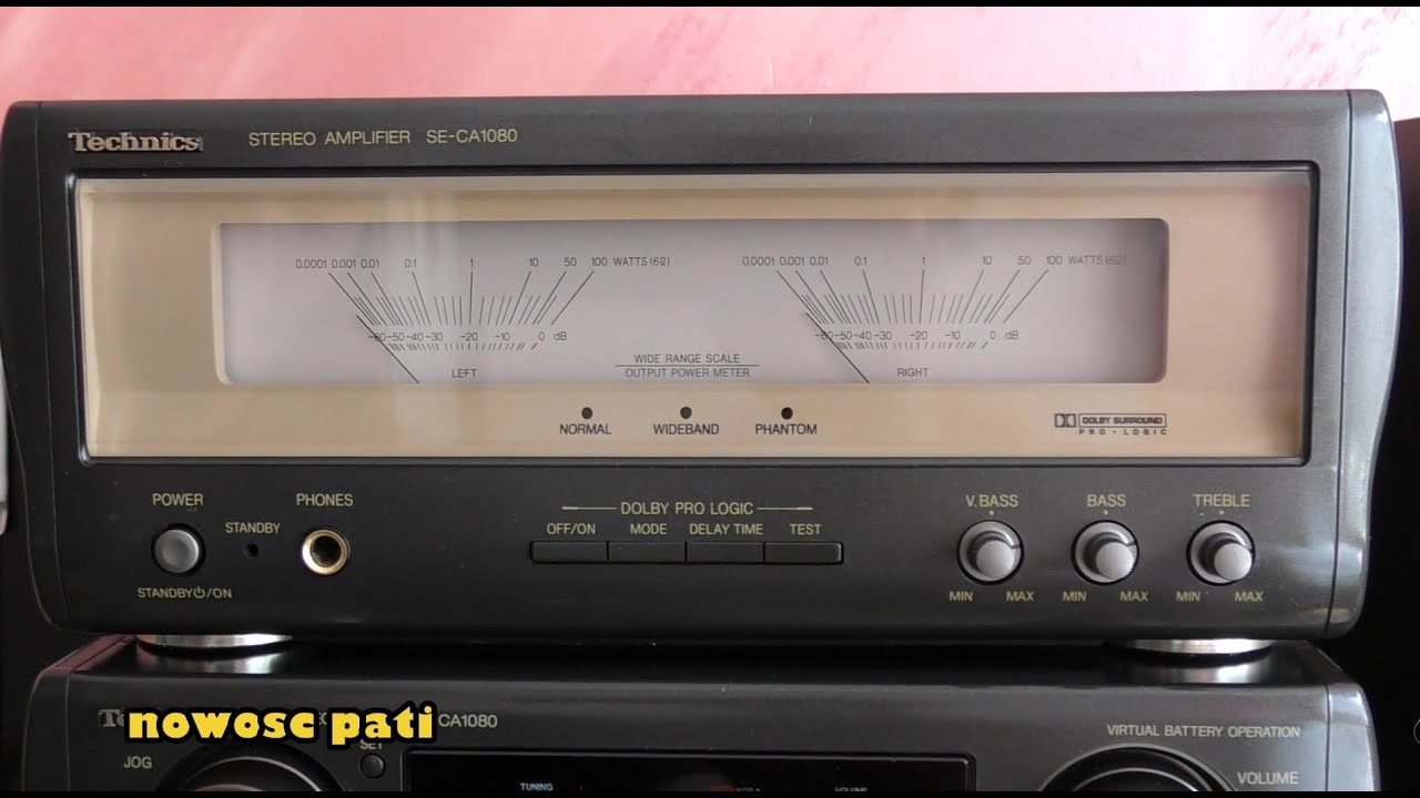 Technics SE-CA1080 Stereo Power Amplifier Wzmacniacz końcówka mocy ...