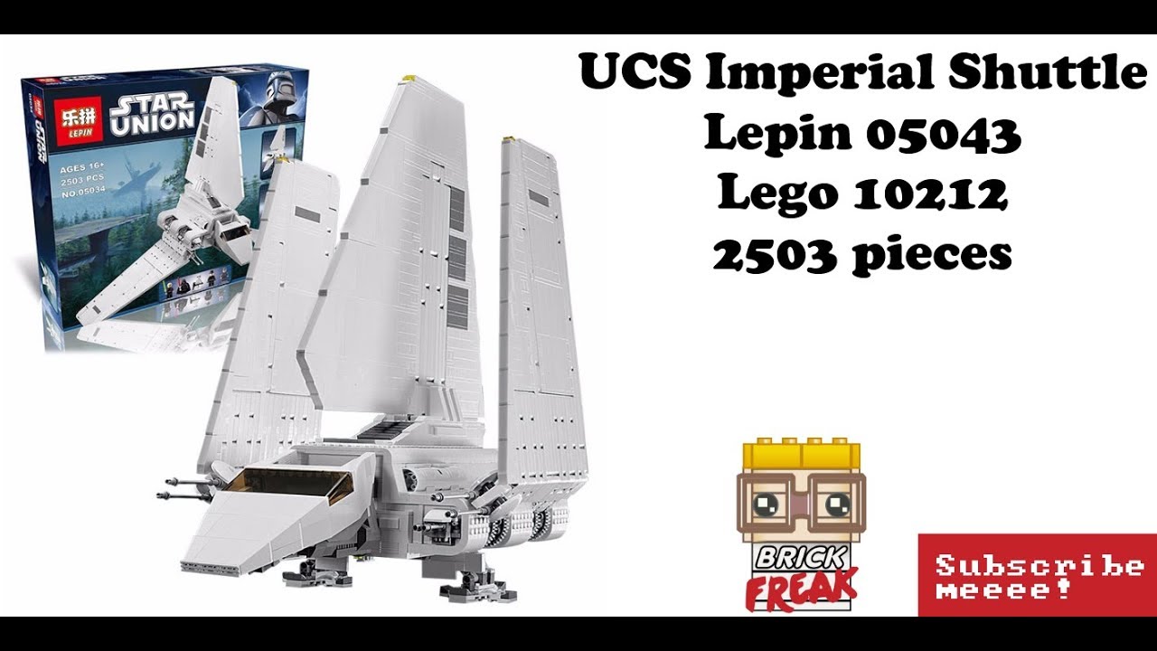 UCS Imperial Shuttle Lepin 05034 - Lego 10212 Deutsch - YouTube