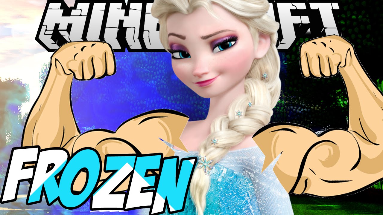 Minecraft mody! ELSA I SUPERBOCHATEROWIE | DISNEY MOD - YouTube