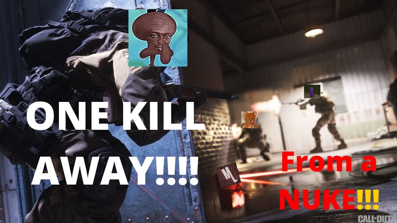 ONE KILL AWAY from Getting a TACTICAL NUKE - Funny Moments COD:MW - YouTube