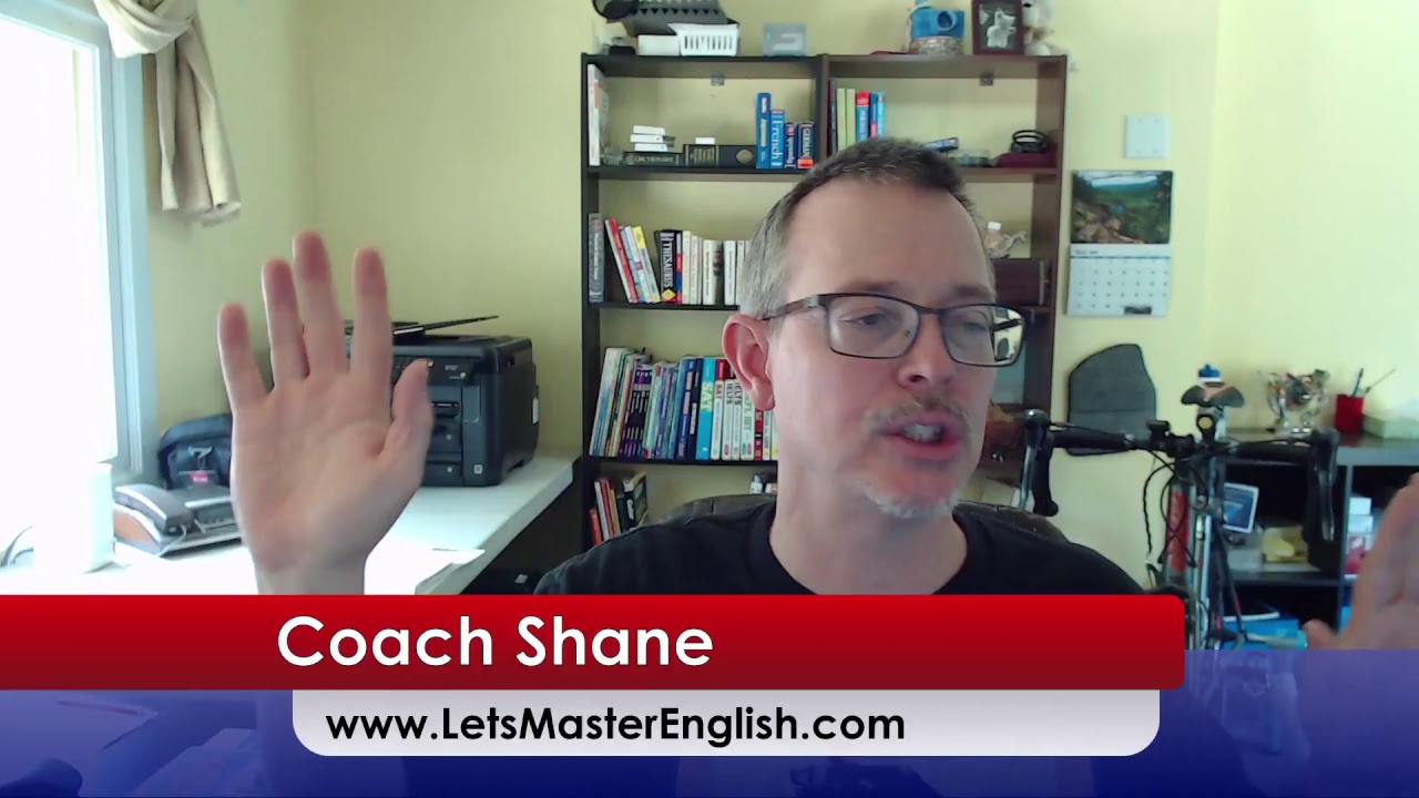 Let's Master English LIVE Episode 75 Coach Shane's ESL Live Stream ...