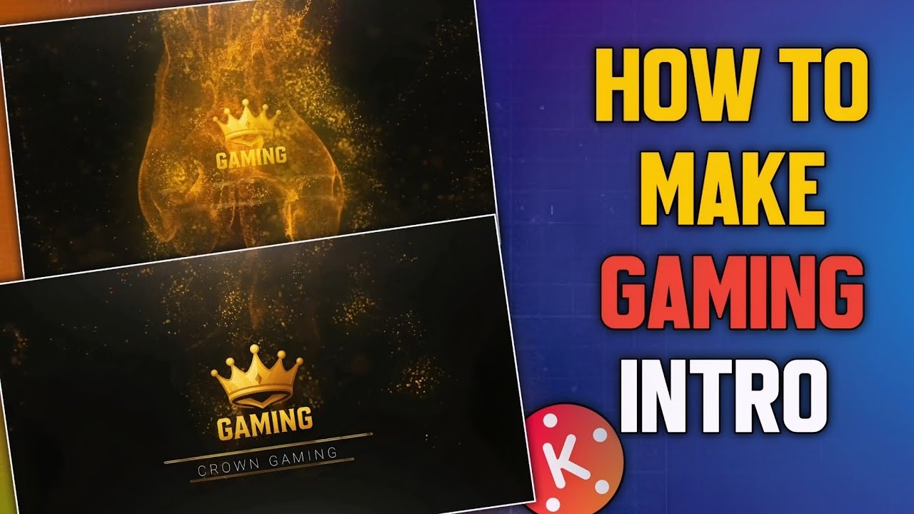 How To Make Gaming intro For YouTube channel | Intro for YouTube videos ...