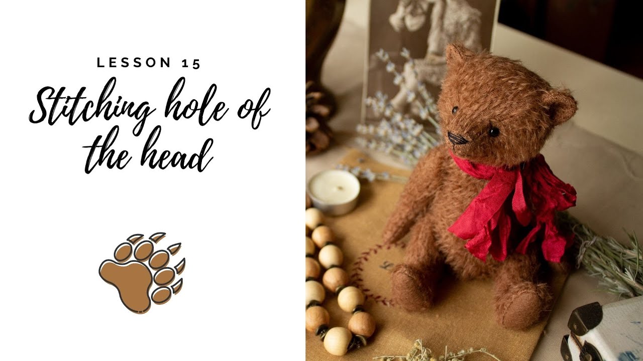How to stitch the hole of the head / Вставляем крепление в голову и ...