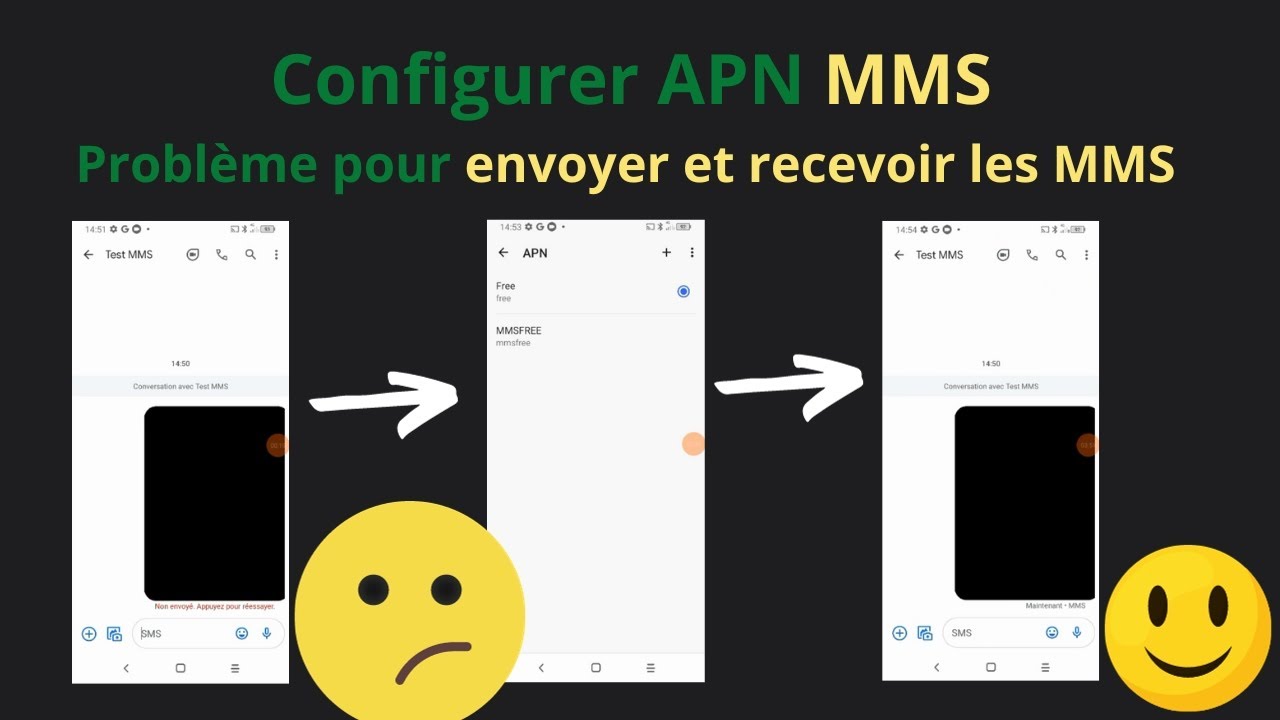 Configurer MMS Internet [Données mobiles] sur Android. - YouTube