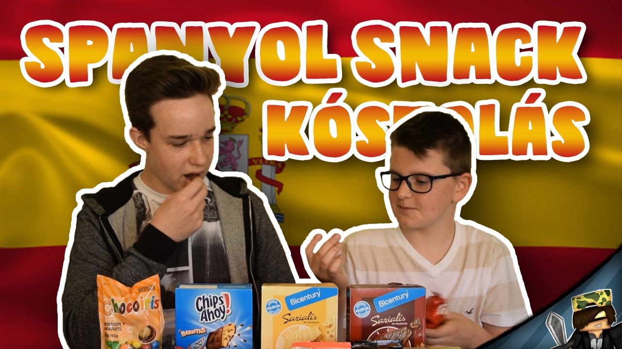 SPANYOL SNACK KÓSTOLÁS! ft. Dani Channel - YouTube
