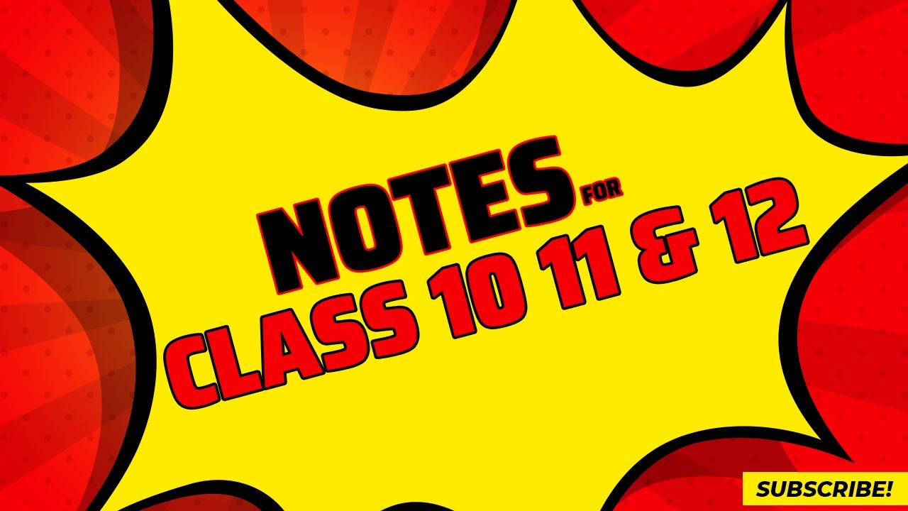 class 10 all subject notes | Notes for class 10th all subjects | notes ...