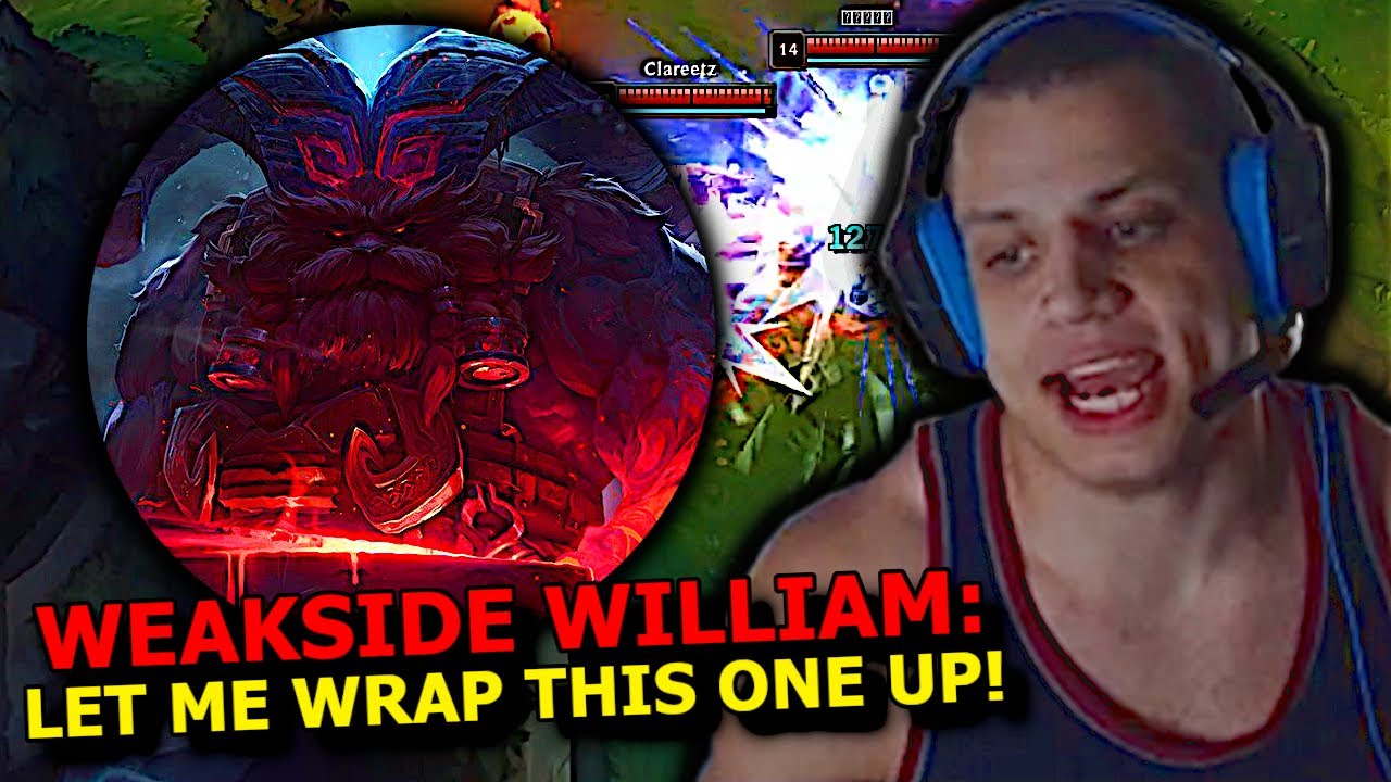 Tyler1 Drops WEAKSIDE WILLIAM Reference While RUNNING IT DOWN - YouTube