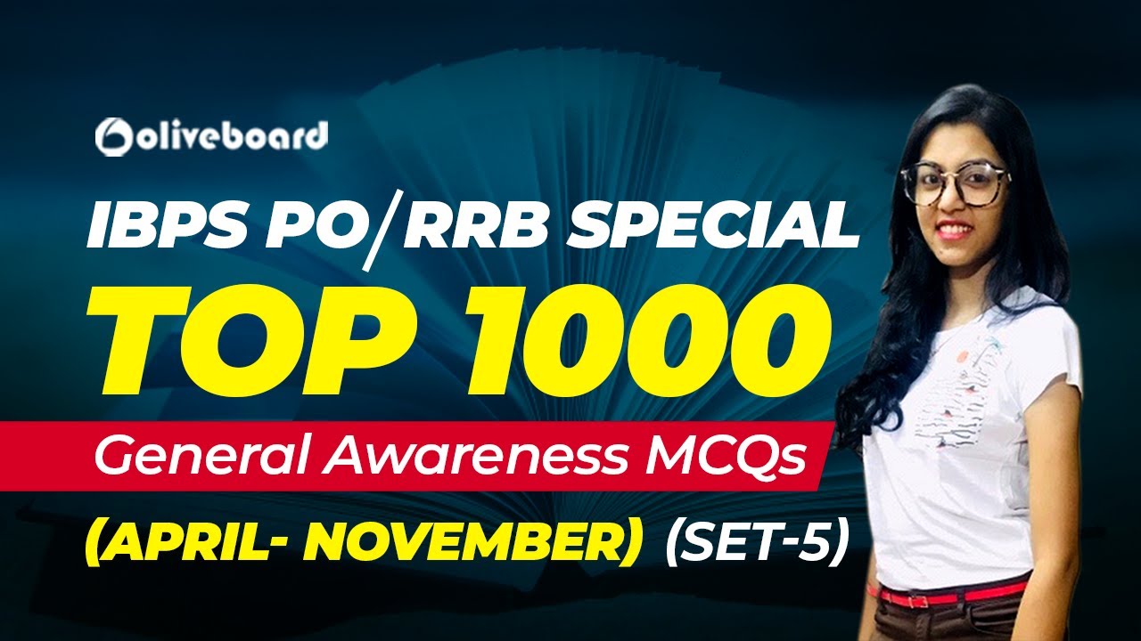 Top 1000 General Awareness MCQs | IBPS PO | IBPS RRB | IBPS Clerk - YouTube
