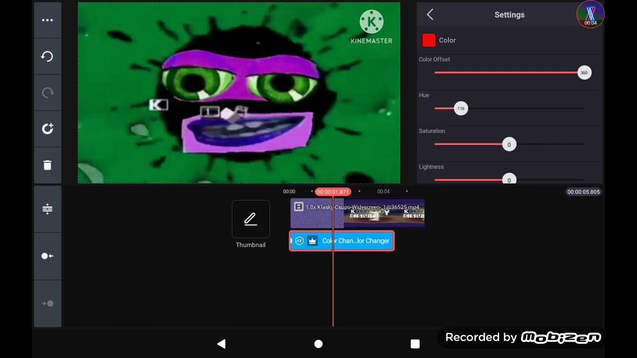 How To Make "HSL Adjust- Hue 0.714/G-Major 62" On KineMaster (Requested) - YouTube