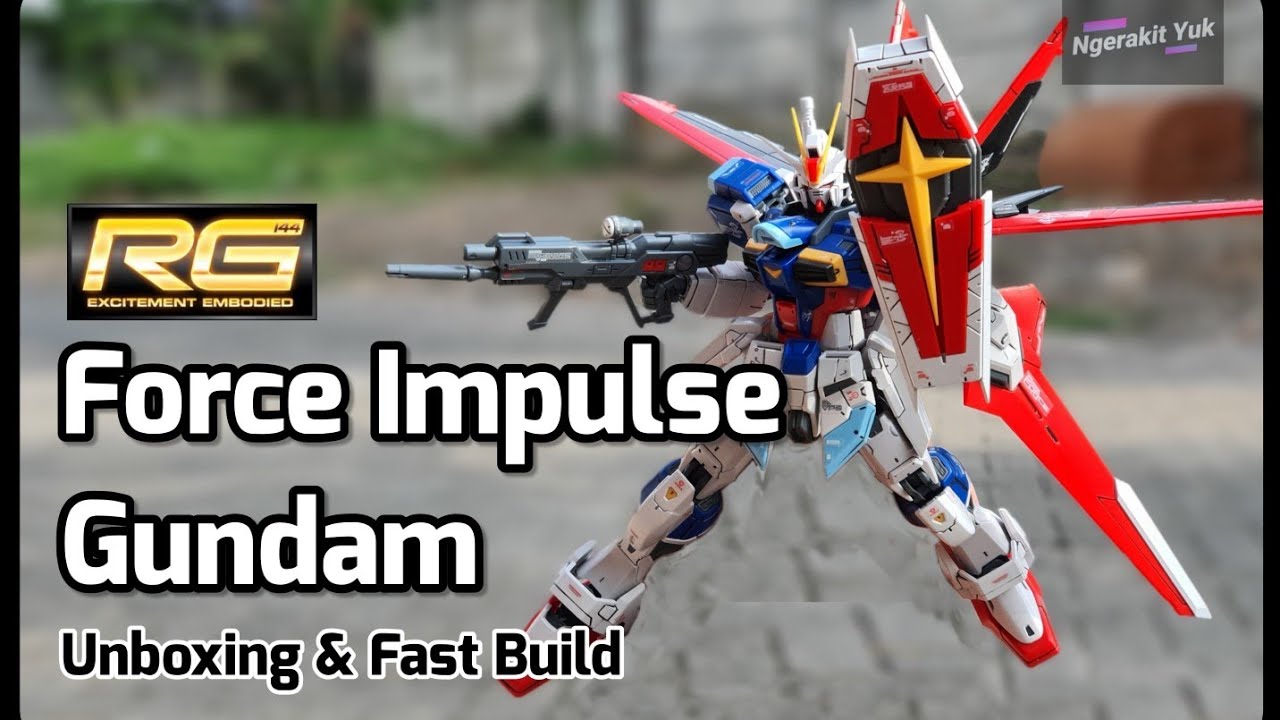 LET'S BUILD | RG Force Impulse Gundam | Unbox and Fast Build - YouTube