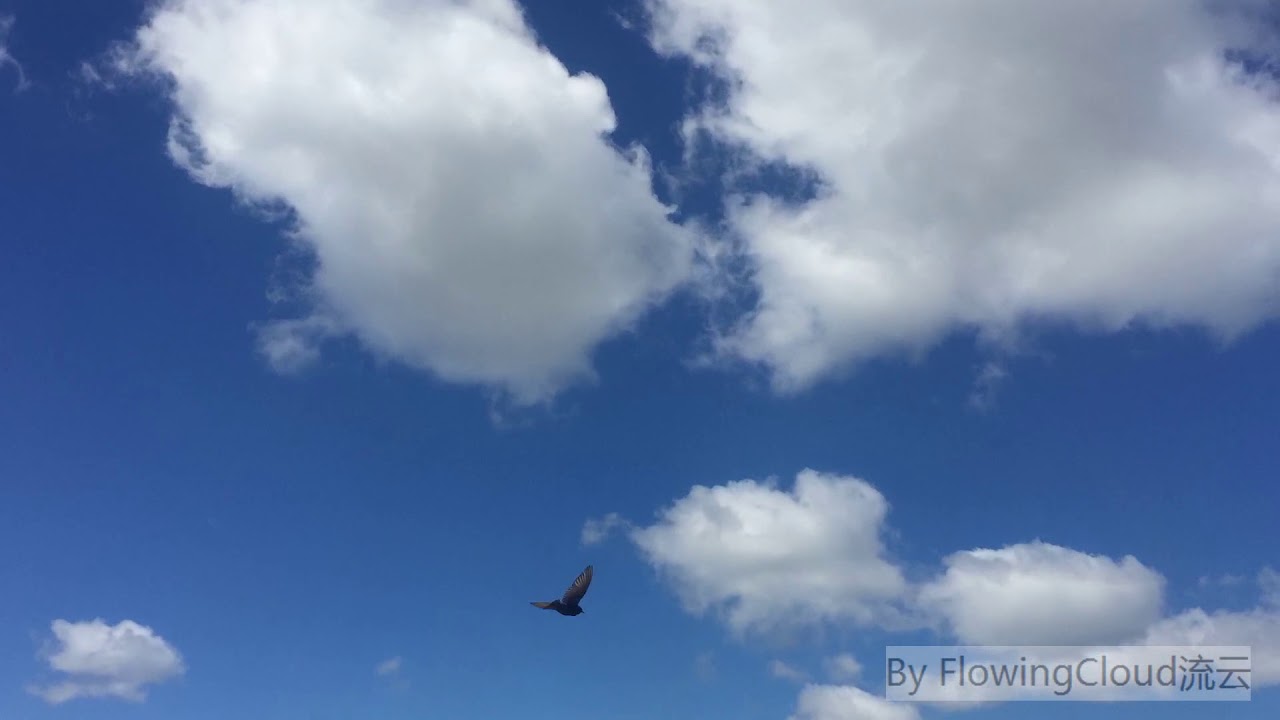 20200531 Beautiful Flowing cloud in the day - YouTube