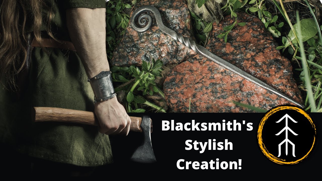 How to Forge a Stunning hair stick: Blacksmithing for Beginners - YouTube