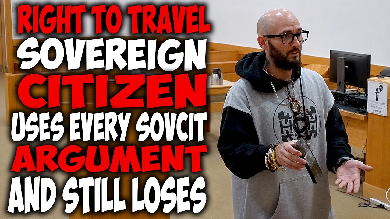 Sovereign Citizen Uses Every ‘right To Travel Argument… Judge Shuts It