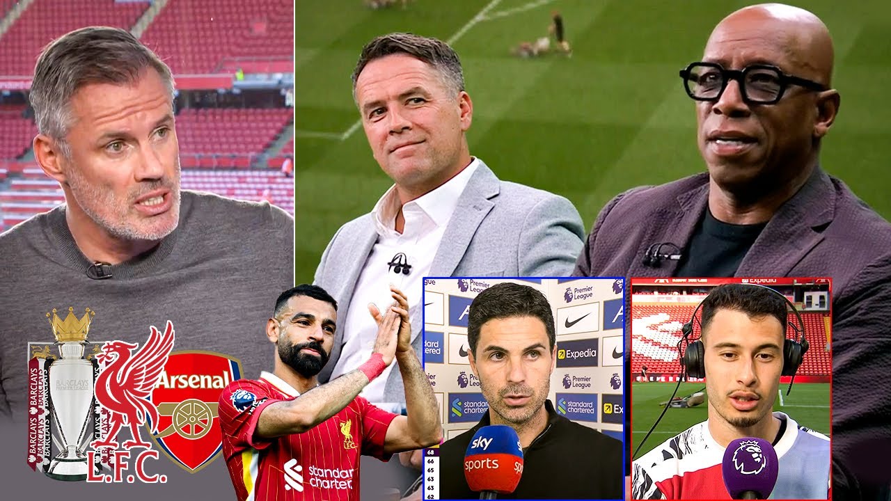 Liverpool vs Arsenal 2-2 Ian Wright and Jamie Carragher React to Epic ...