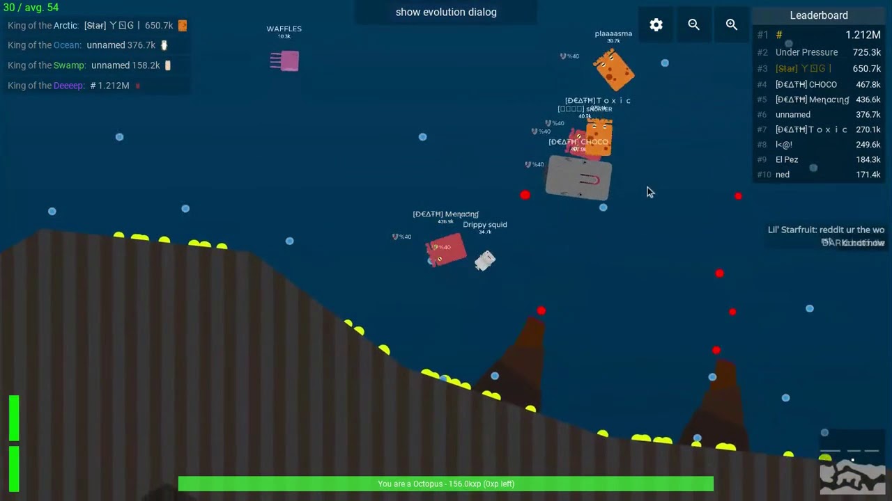 OP SHAPESHIFTING OCTOPUS ARMY - deeeep io - YouTube