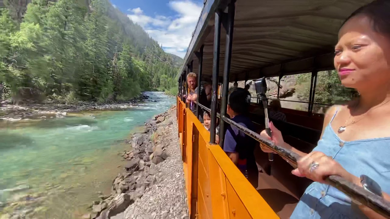 TRAIN RIDE @ DURANGO SILVERTON in COLORADO - YouTube
