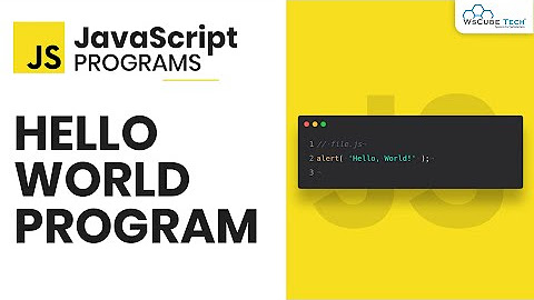 JavaScript Programs Series by WsCube Tech - YouTube