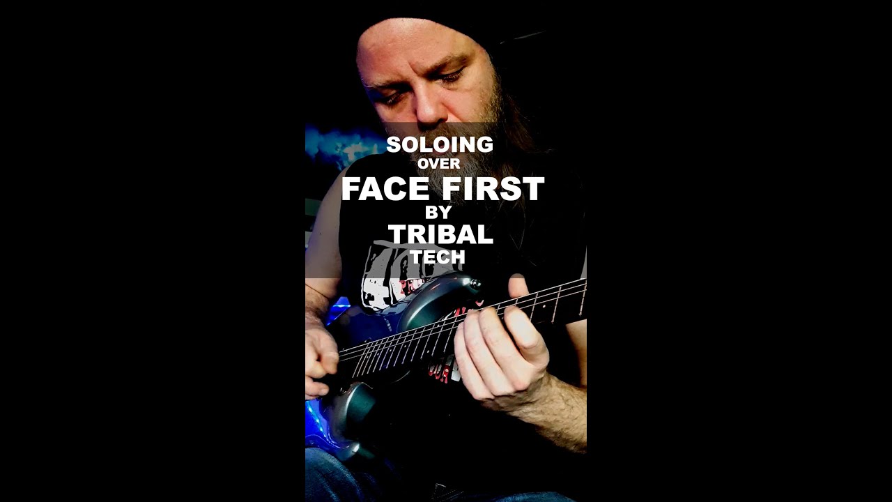 soloing over Face first ( tribal tech ) - YouTube
