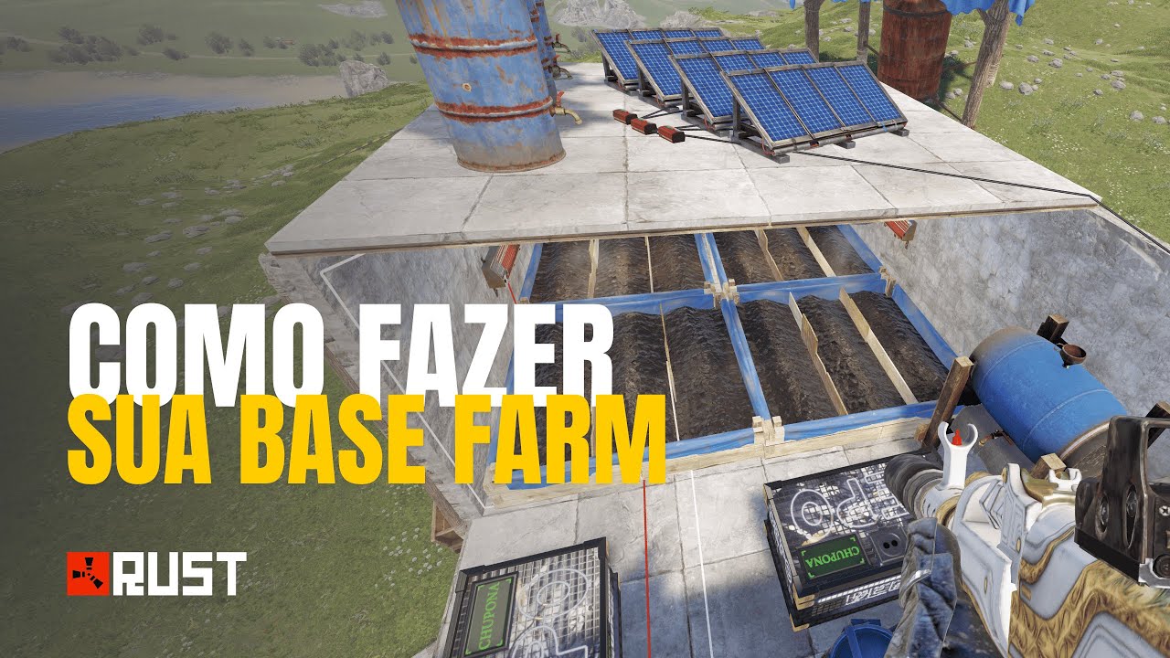 🔥 Como Fazer a Melhor Base de Farm no Rust - Passo a Passo Completo! 🌱💡 ...