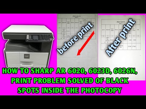 How to Sharp AR 6020 Print Problem Solved How to Sharp AR 6023d Print ...