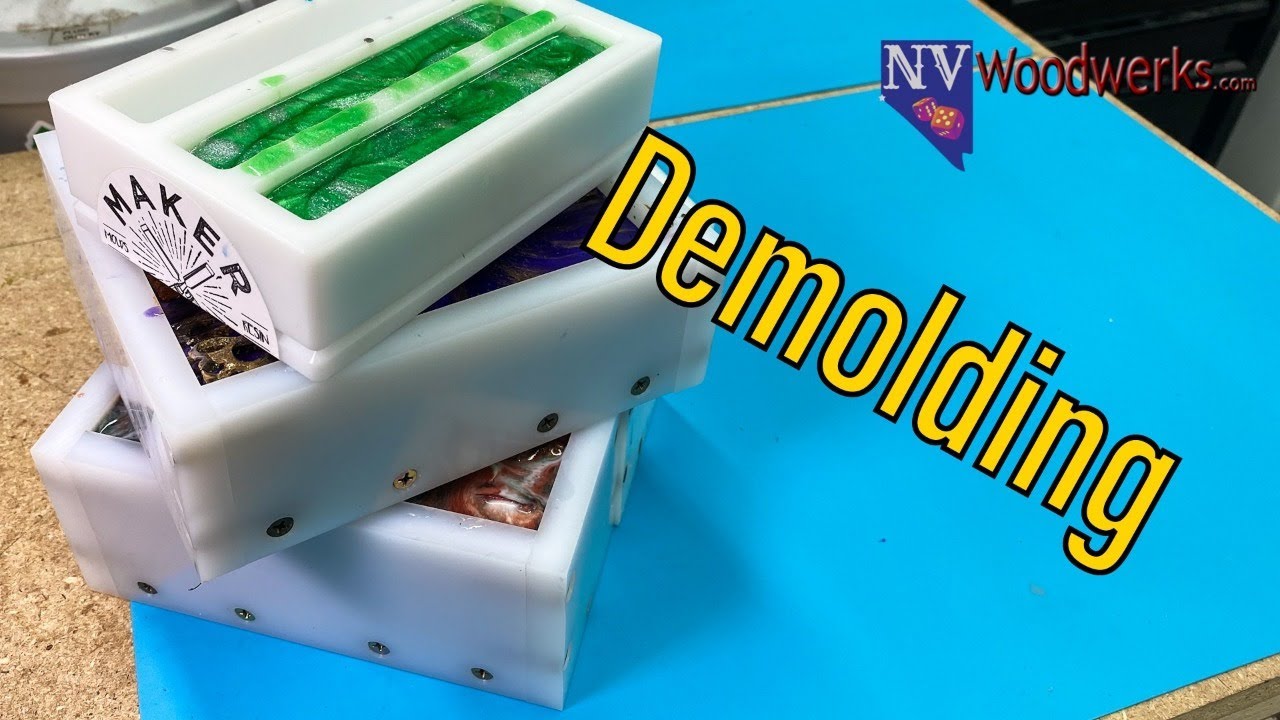 🔴Replay: Demolding the Cholla Cactus & Burl Wood Alumilite Turning ...