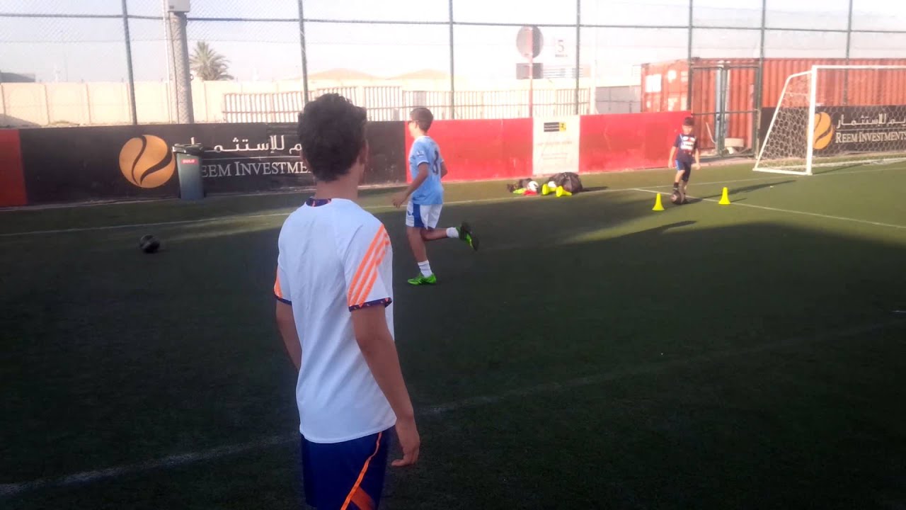 ProActive Soccer School passing skills test - YouTube