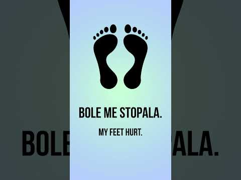 Learn Serbian ★ Stopalo - Foot  #shorts