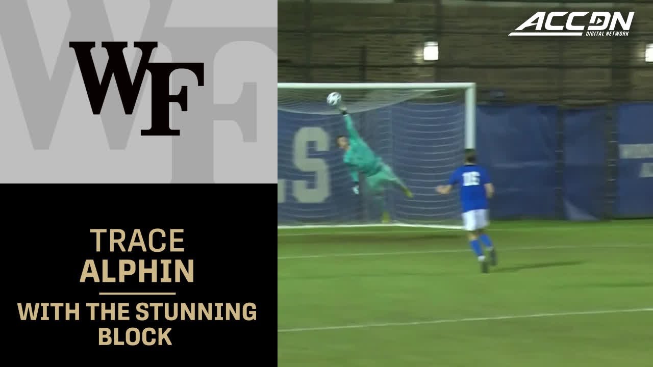 Wake Forest's Trace Alphin With The Stunning Block - YouTube