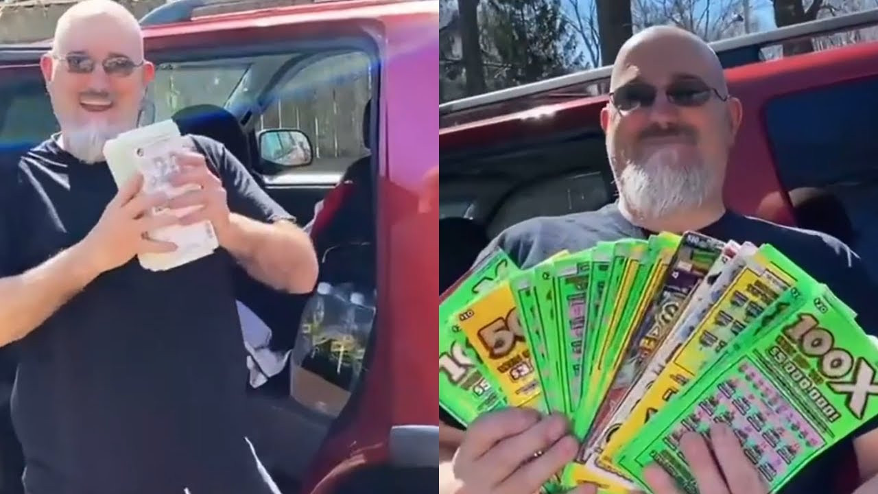 Dad Spends His Entire Stimulus Check on Scratch Offs! - YouTube