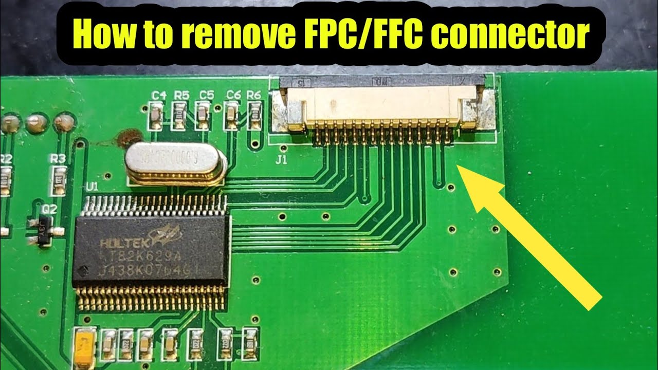 Trick to Get That FPC/FFC Connector off a PCB! #pcbrepair # ...