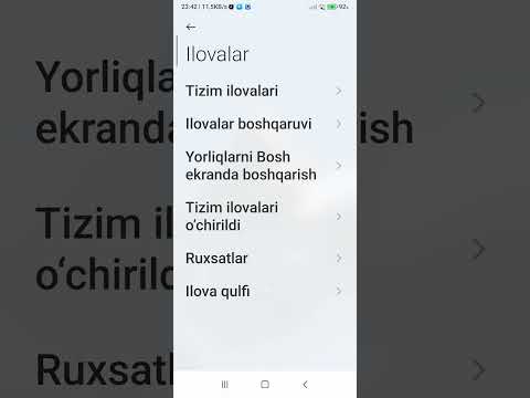 ilovalarni qulflash 😍