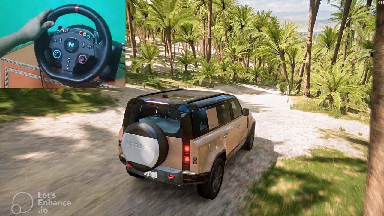 Range Rover Defender Rally Adventure Off Roading (Steering Wheel ...