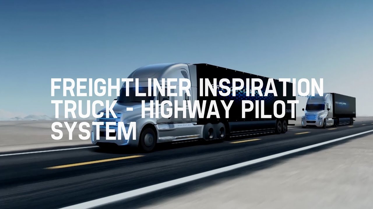 Freightliner Inspiration Truck - Highway Pilot system - YouTube
