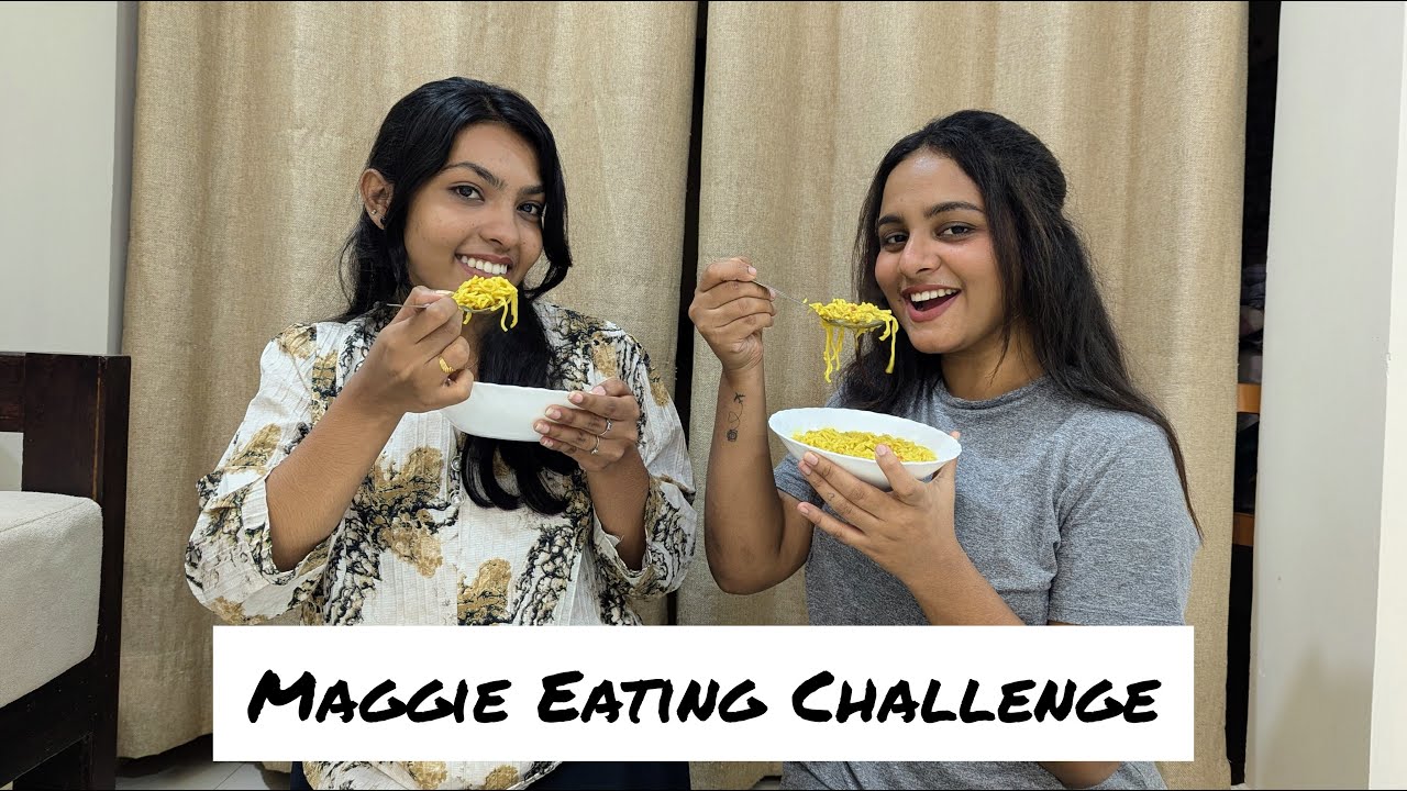 Maggi Eating Challenge | Who Finishes First? 🍜 Fun Game with swetha ...